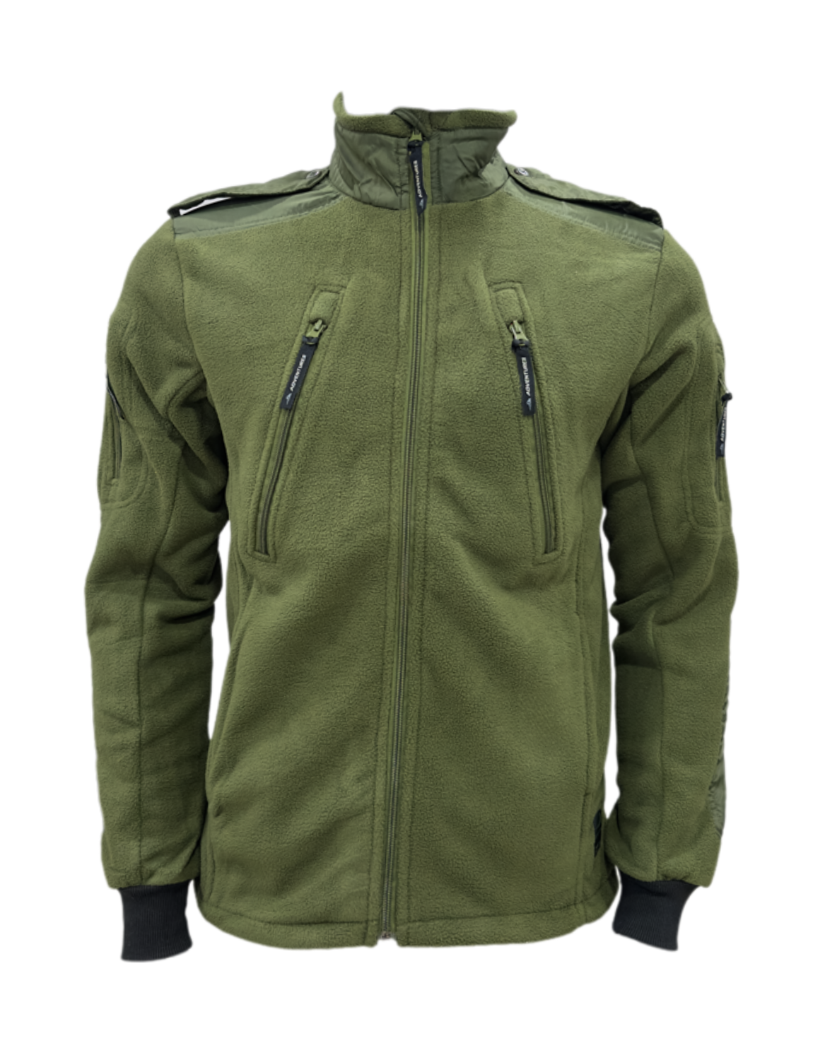 Army Fleece Jacket for Men | 4 Pocket Heavy Winter Jacket with Rank ...