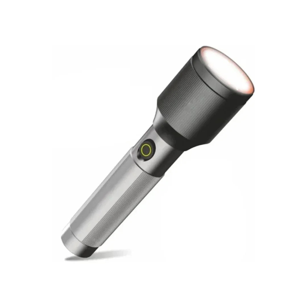 Heavy-Duty LED Flashlight – Long Range Rechargeable Torch for Outdoor ...