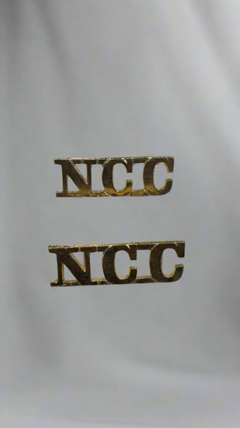 NCC TITLE SHOULDER(GOLD PLATTED) – The Adventure Hut